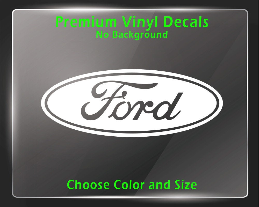 Ford Decal V1 Ford Oval Decal Ford Sticker Ford Oval - Etsy
