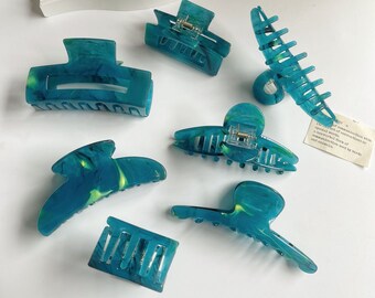 Turquoise Hair Clip - Etsy