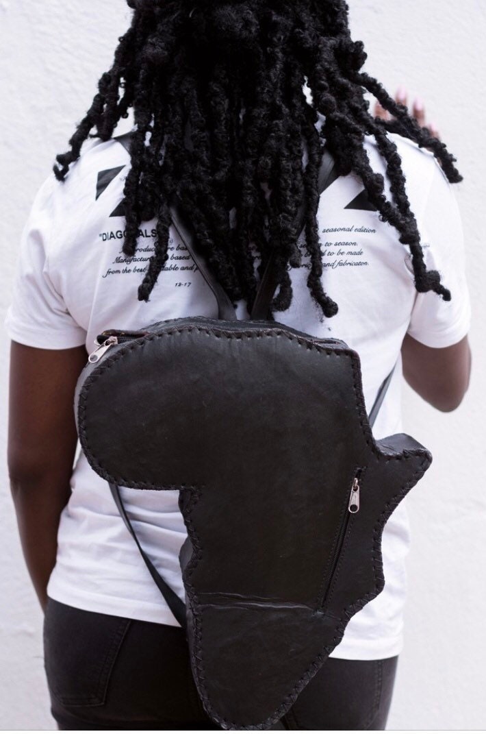 African Backpack Leather Backpack Handmade Backpack | Etsy
