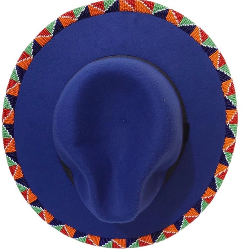 Fedora Hat, Beaded Fedora Hat, Rim Hat, Gift for Her, Gift Foe Him ...