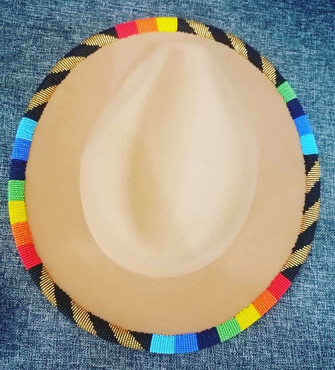Fedora Hat Beaded Fedora Sun Hats Summer Hats Fedoras - Etsy