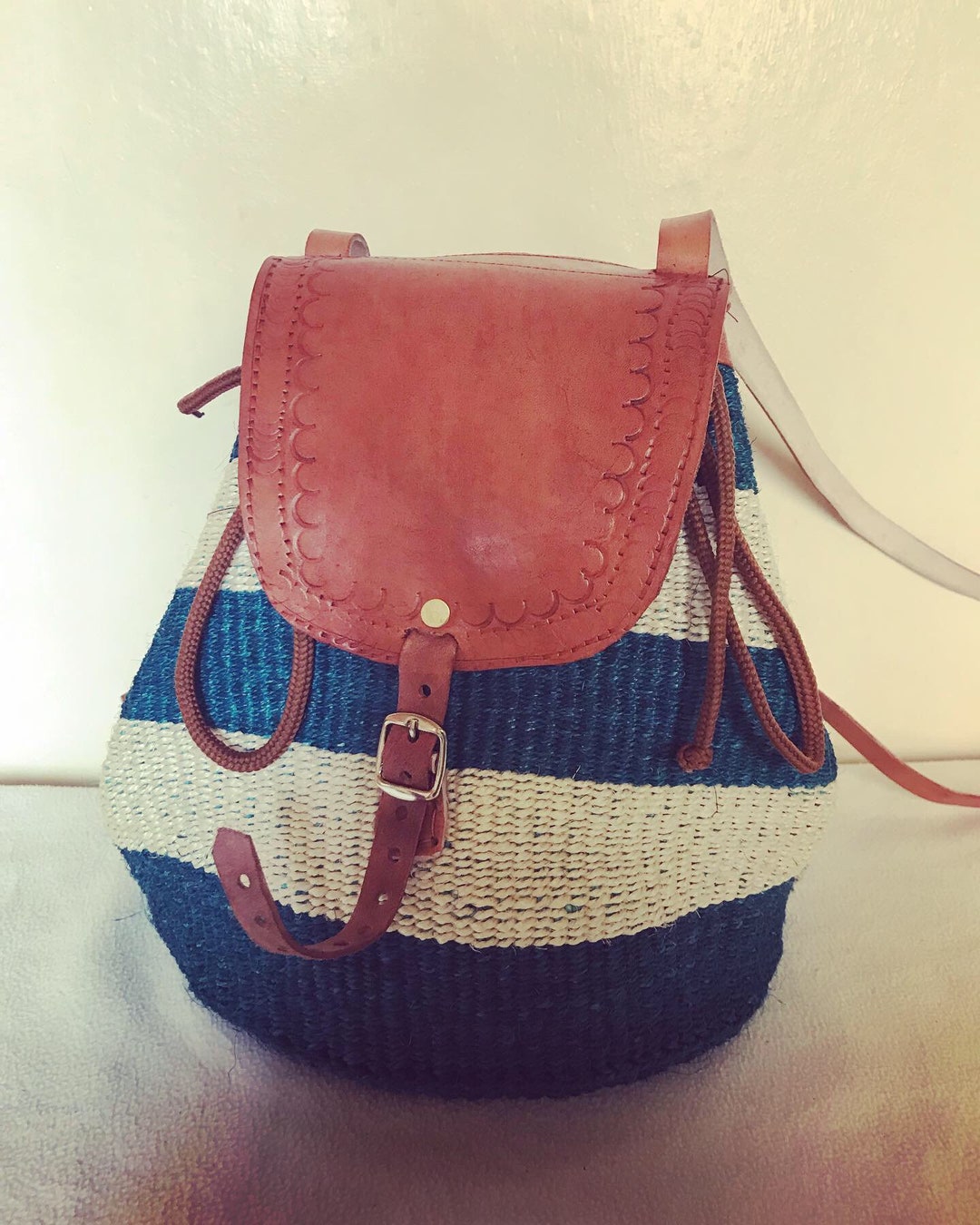 Kiondo/sisal Backpack/backpack/african Bags/racksack - Etsy