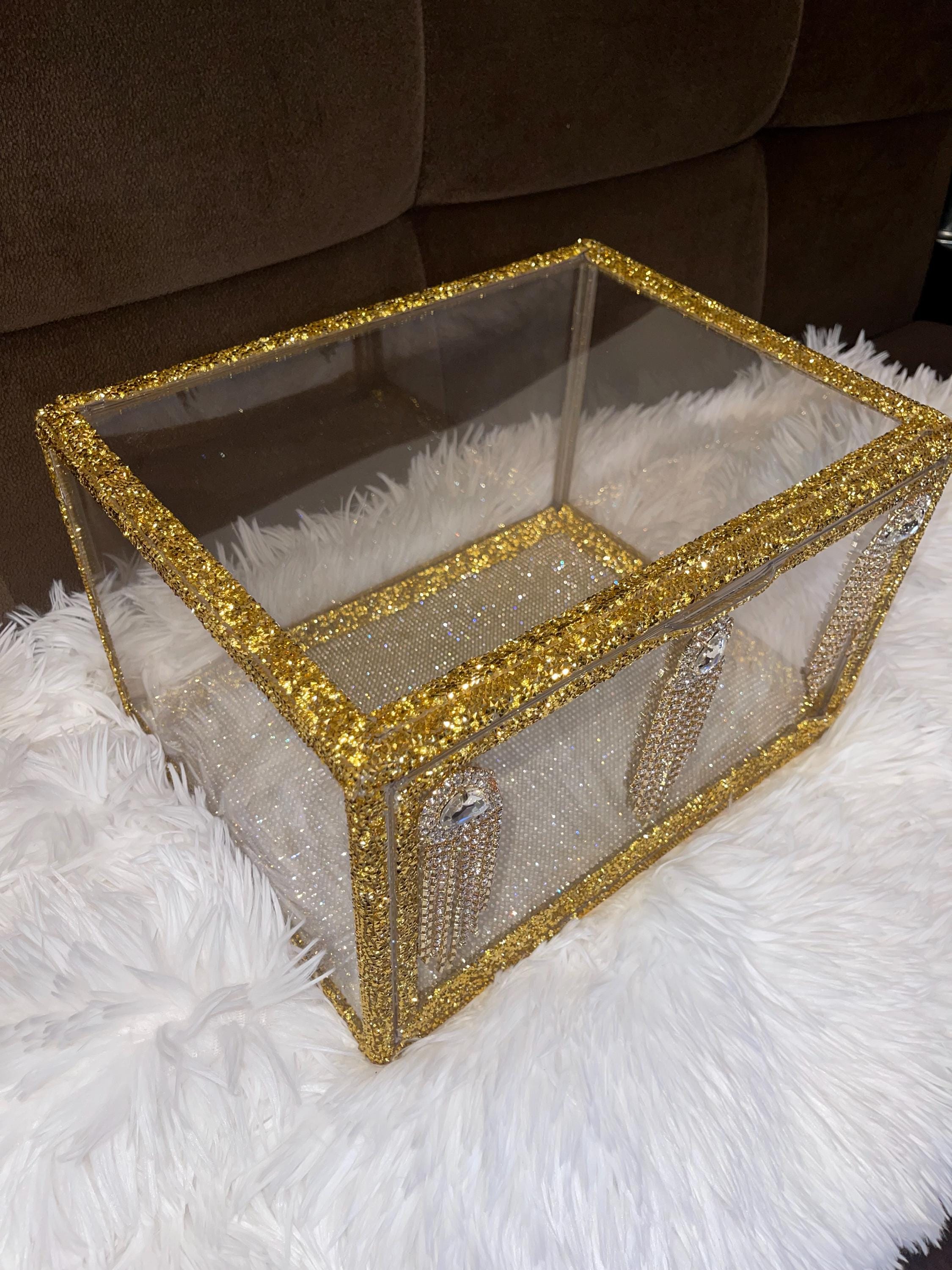GOLD CRYSTAL BOX - Etsy