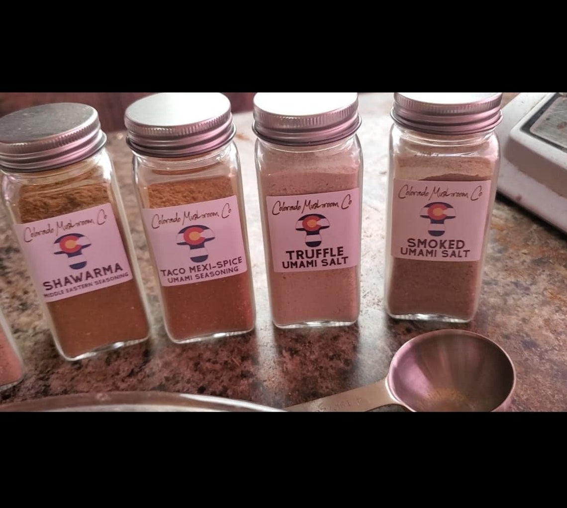 Smoked Umami Salt Mushroom Salt/seasoning Colorado - Etsy