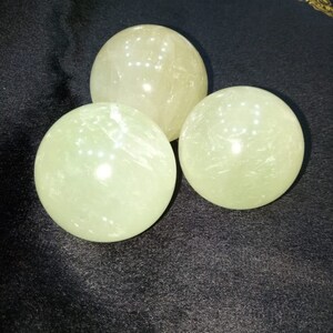 Green Calcite Stone Sphere Ball 50 MM 250 Grams With Rainbow - Etsy