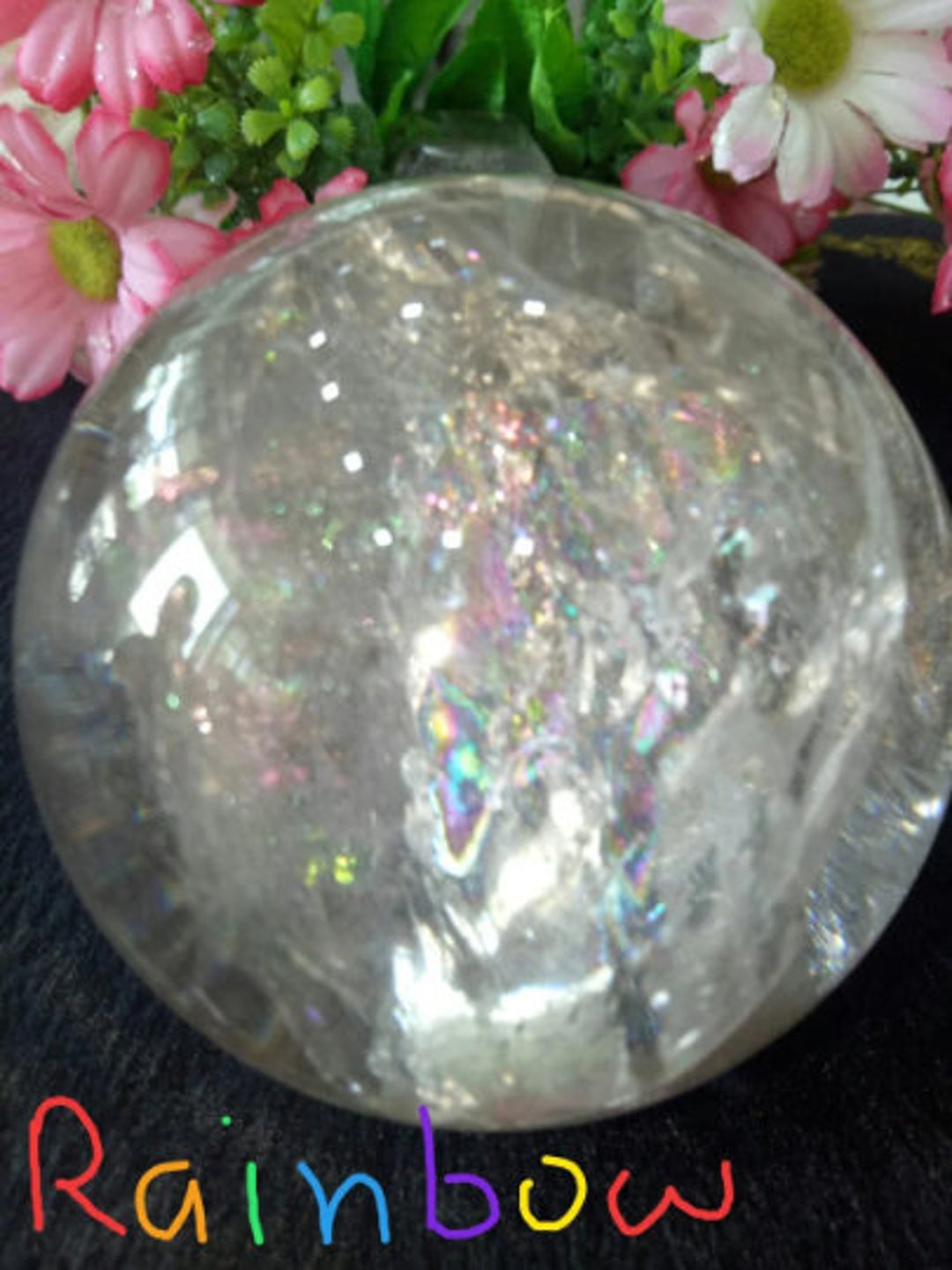 Satyaloka Quartz Crystal Sphere/ball/orb 476 Grams Record Keeper ...