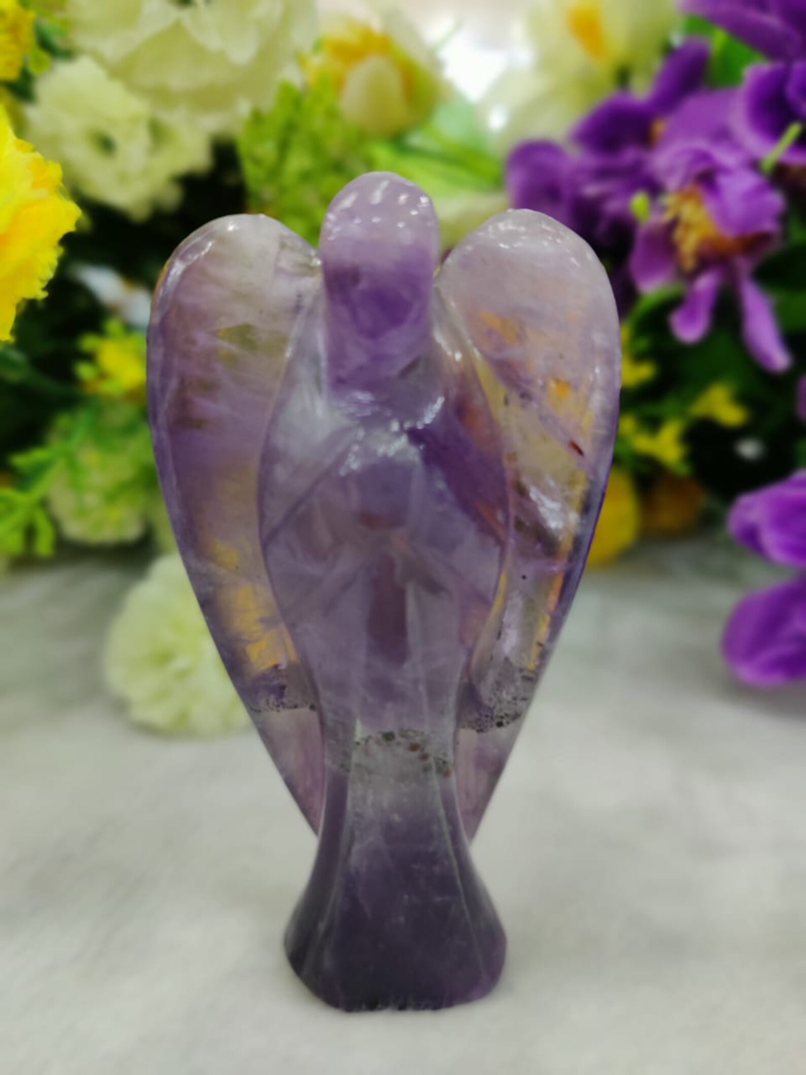 Dream Amethyst Stone Angel Crystal Pocket Angel Guardian - Etsy