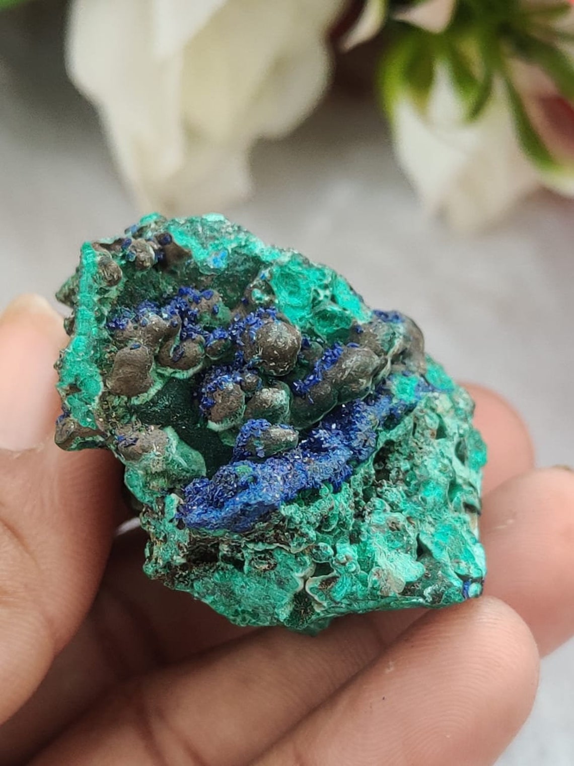 Rare Rough Azurite & Malachite Healing Crystal and Stone Reiki - Etsy