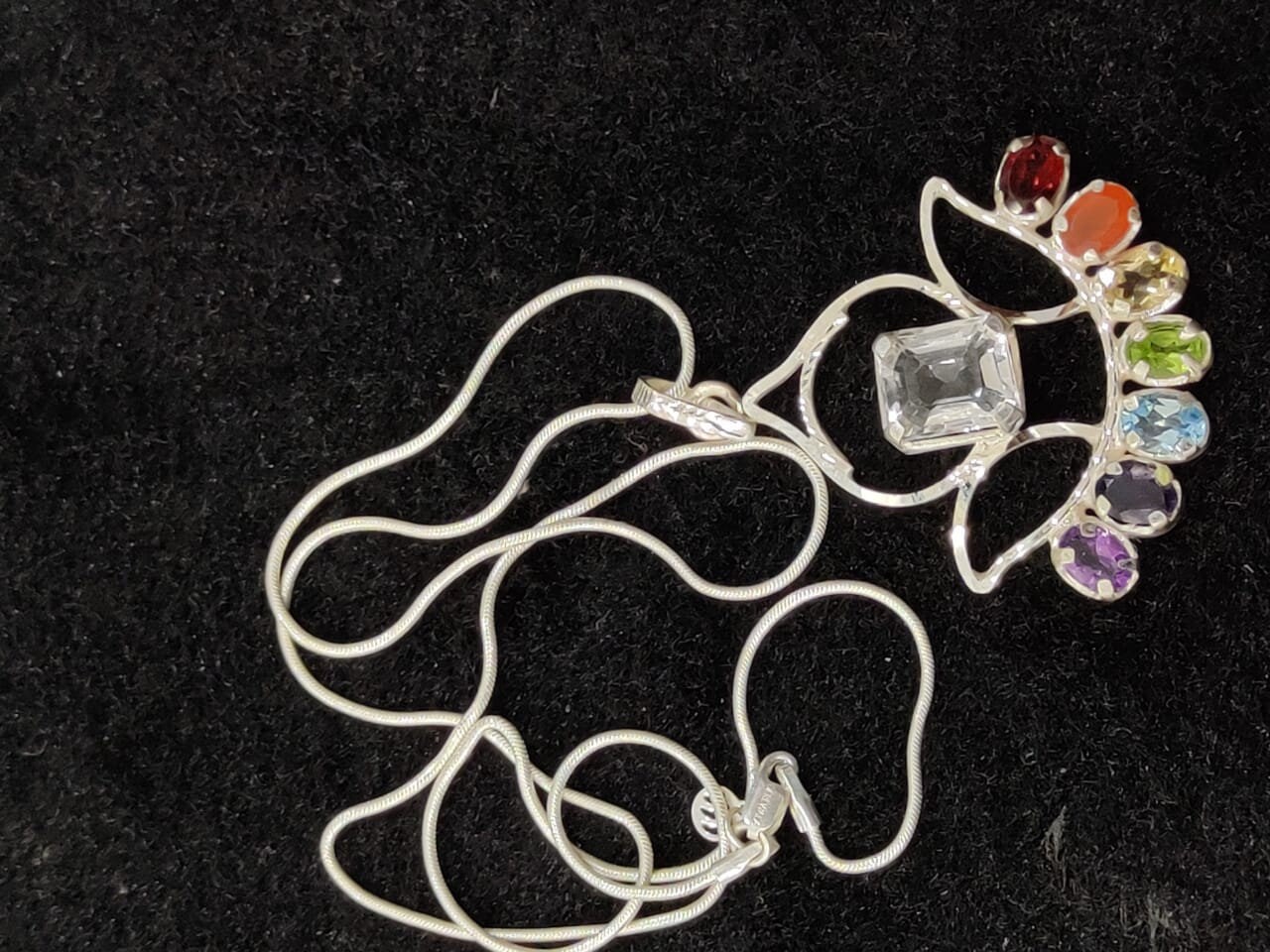 Gorgeous Satyaloka With 7 Chakra Satyasai Gemstone Pendant & | Etsy