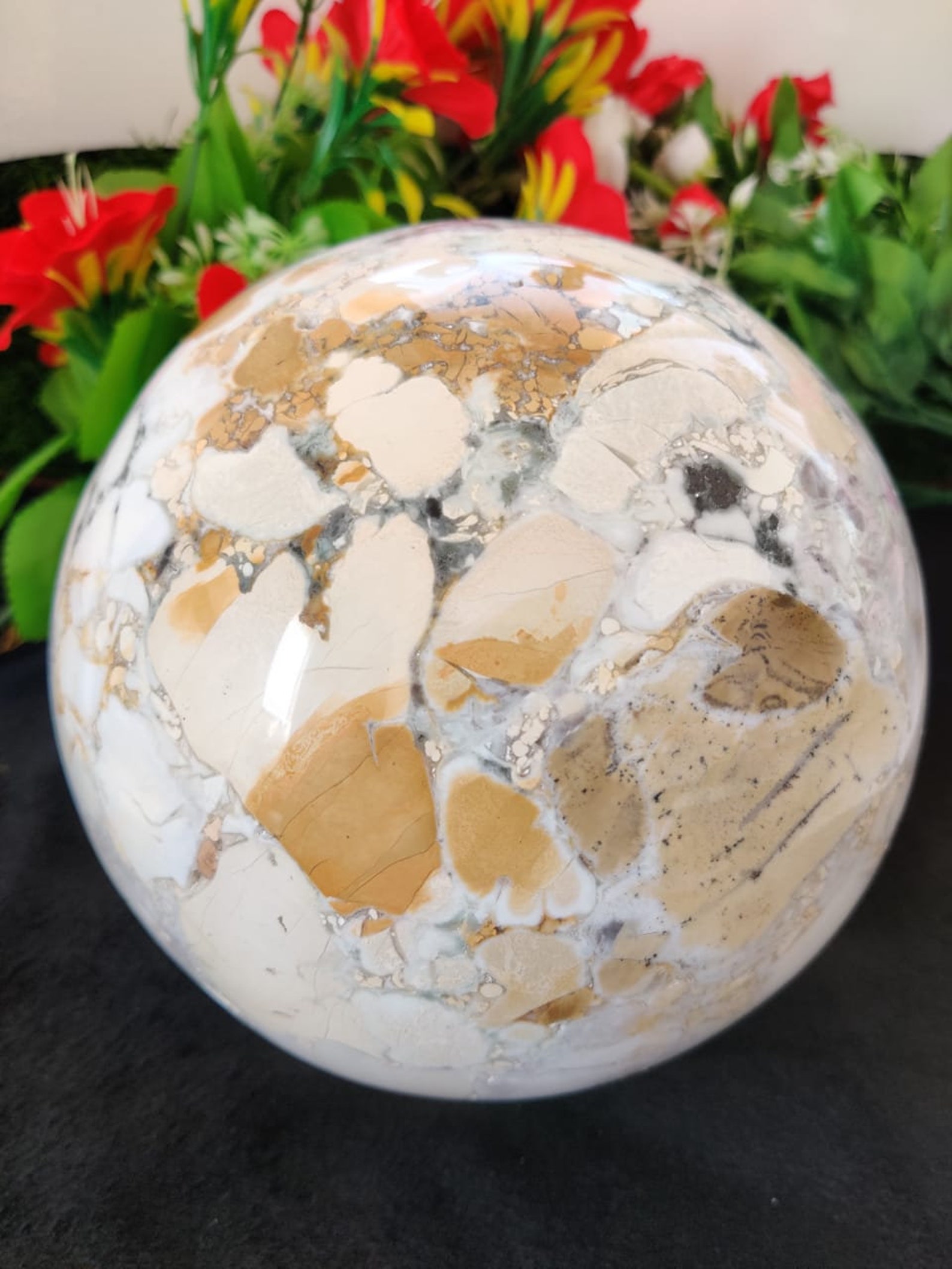 Huge King Cobra Jasper Stone Sphere Ball Orb 200mm Promote | Etsy