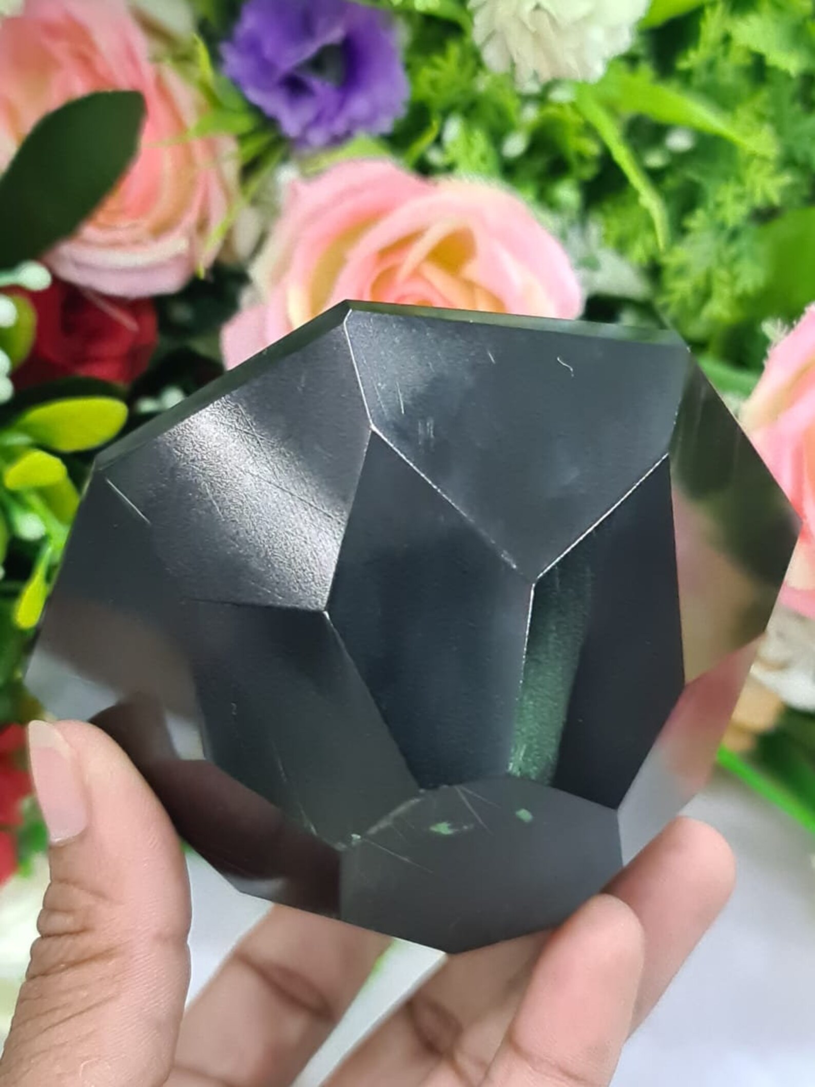 Black Tourmaline Stone Khalbatta for It is Also Thought to - Etsy