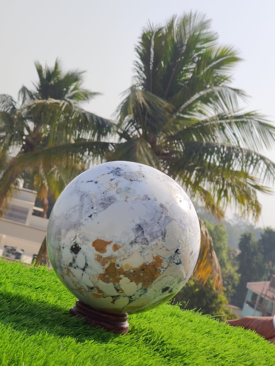 Huge King Cobra Jasper Stone Sphere Ball Orb 200mm Promote | Etsy