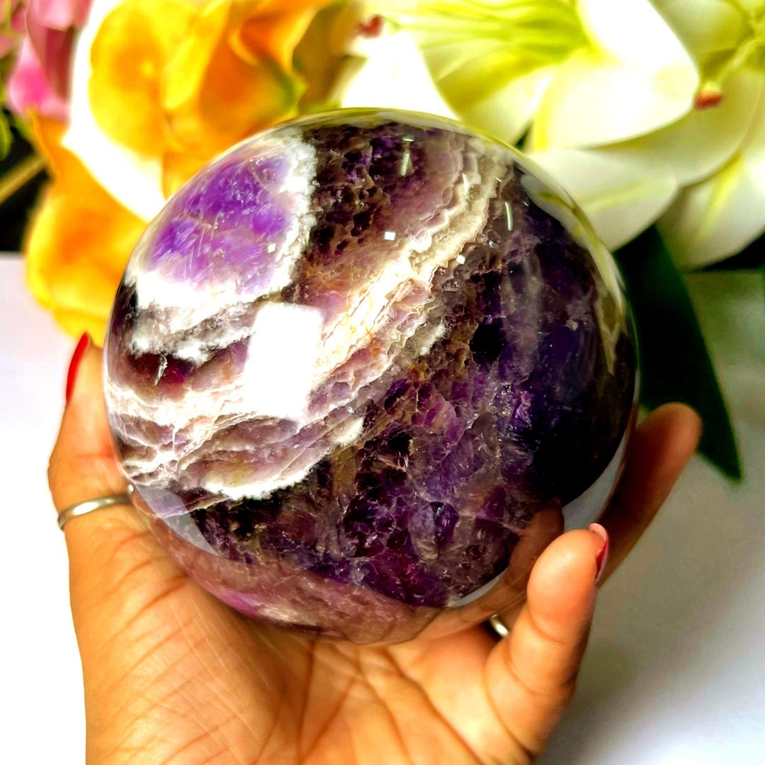 3.6lb Auralite23 Stone Sphere Ball Orb 1660 Grams 102 MM - Etsy