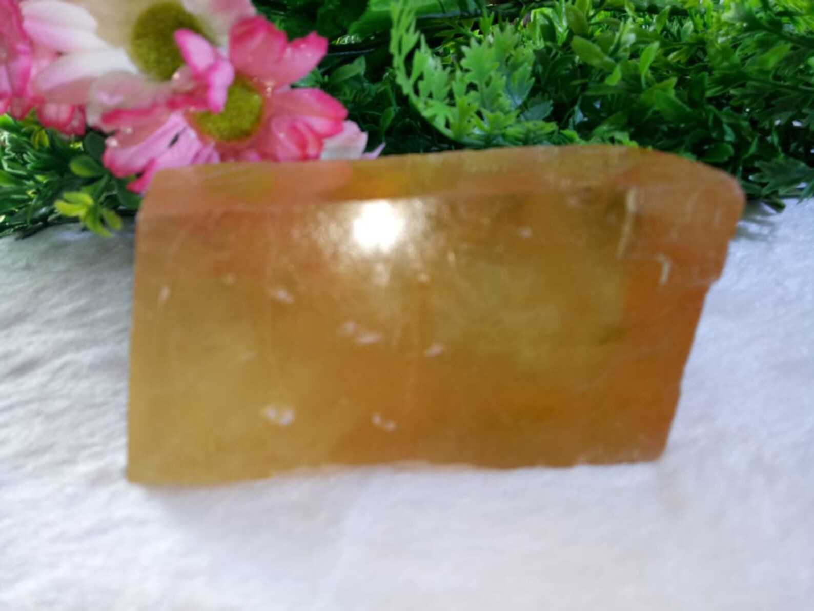 Optical Yellow Honey Calcite Cubes Gold Amplify Energy - Etsy
