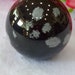Snowflake Obsidian Stone Sphere Ball Orb 40 MM Healing Energy - Etsy