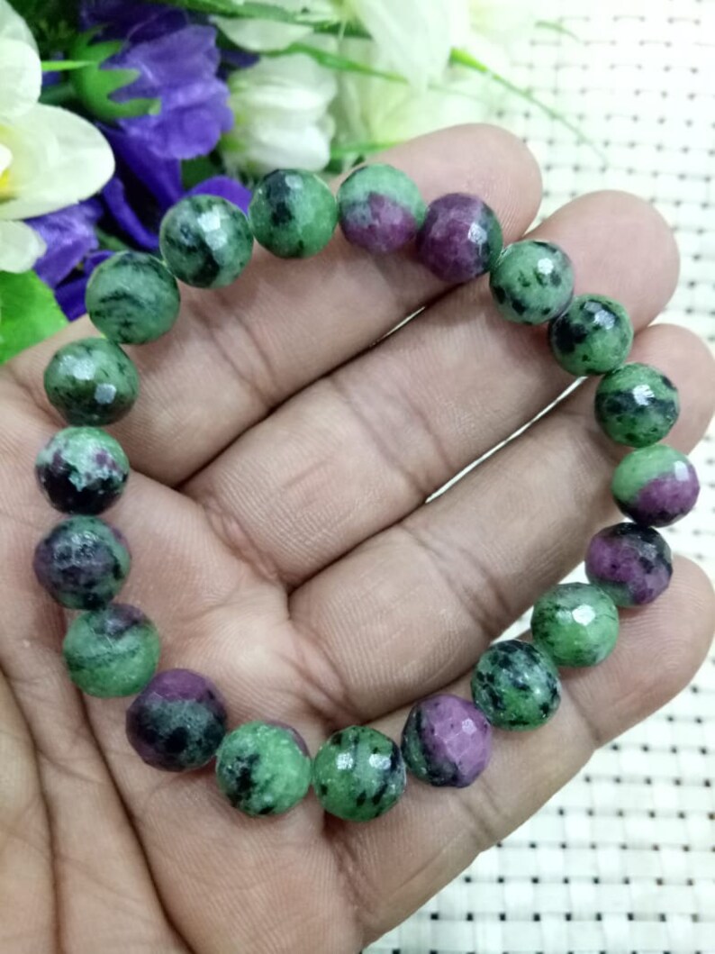 Gorgeous African Ruby Zoisite anyolite Natural Faceted Stone - Etsy