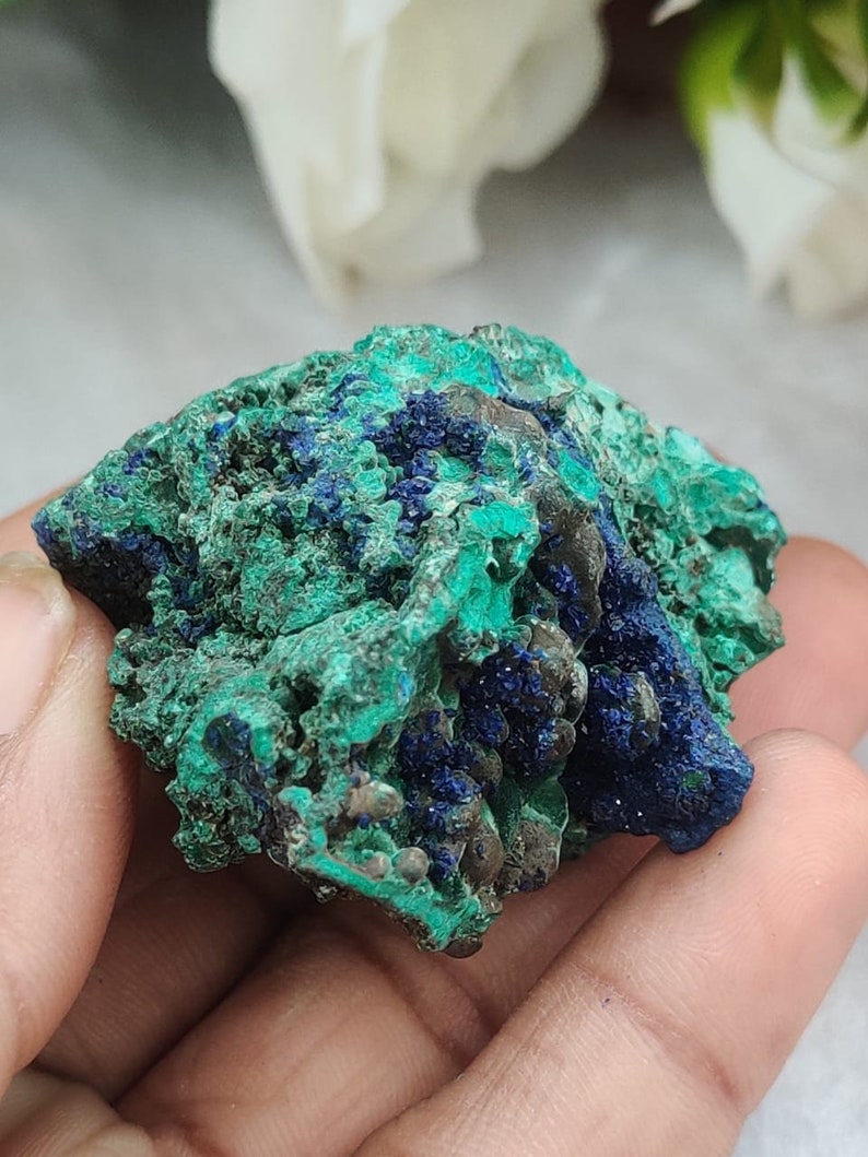 Rare Rough Azurite & Malachite Healing Crystal and Stone Reiki - Etsy
