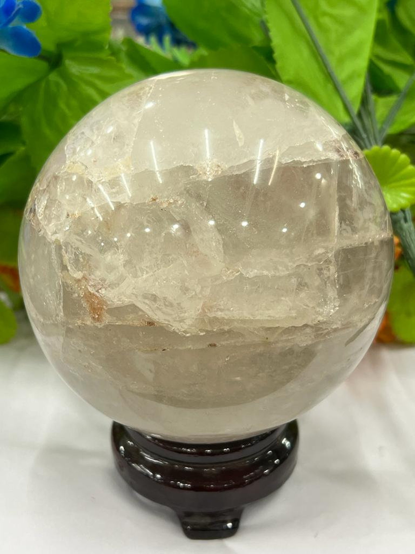 Rarest Shamanic Dream Quartz Stone Sphere Crystal 2357 Gram - Etsy