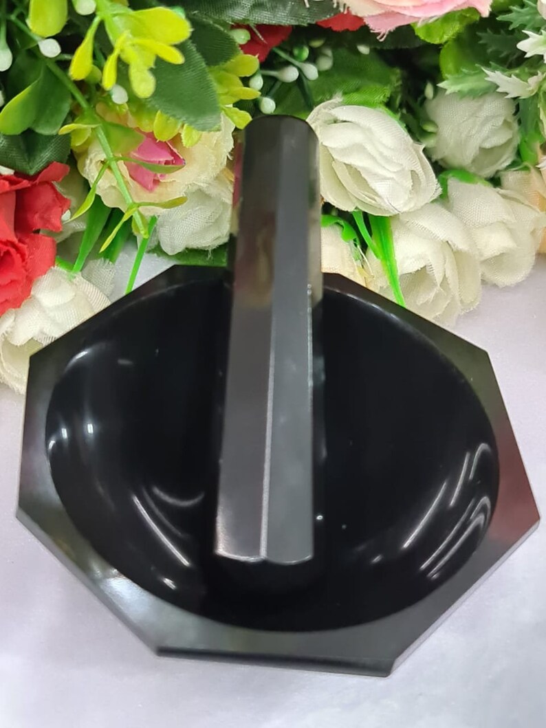 Black Tourmaline Stone Khalbatta for It is Also Thought to - Etsy