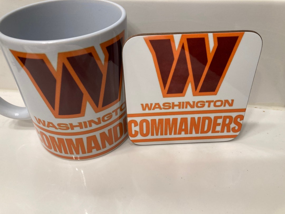 Personalized NFL Washington Commanders 11oz Ceramic Mug & Hardback ...
