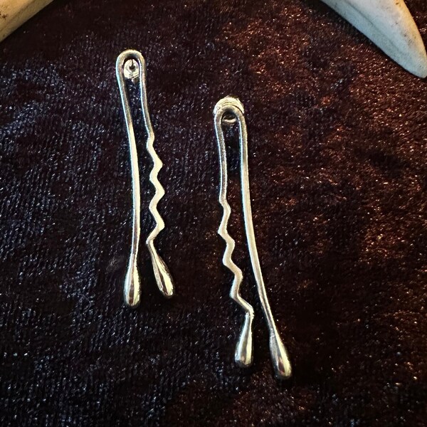 Bobby Pin Earrings - Etsy