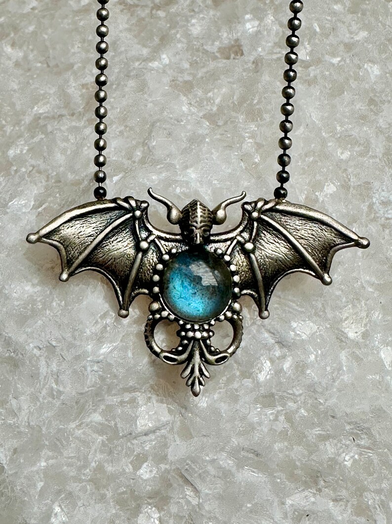 Bewitched by Bats: Gemstone Winged Elegance - Etsy