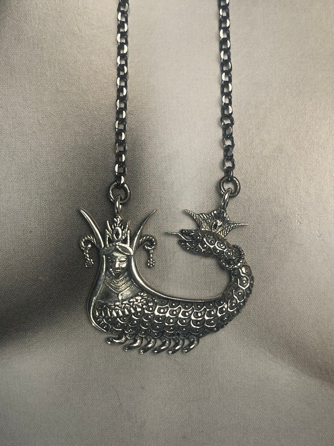 SHAHMARAN Queen of Snakes goddess Sterling Silver 925K - Etsy