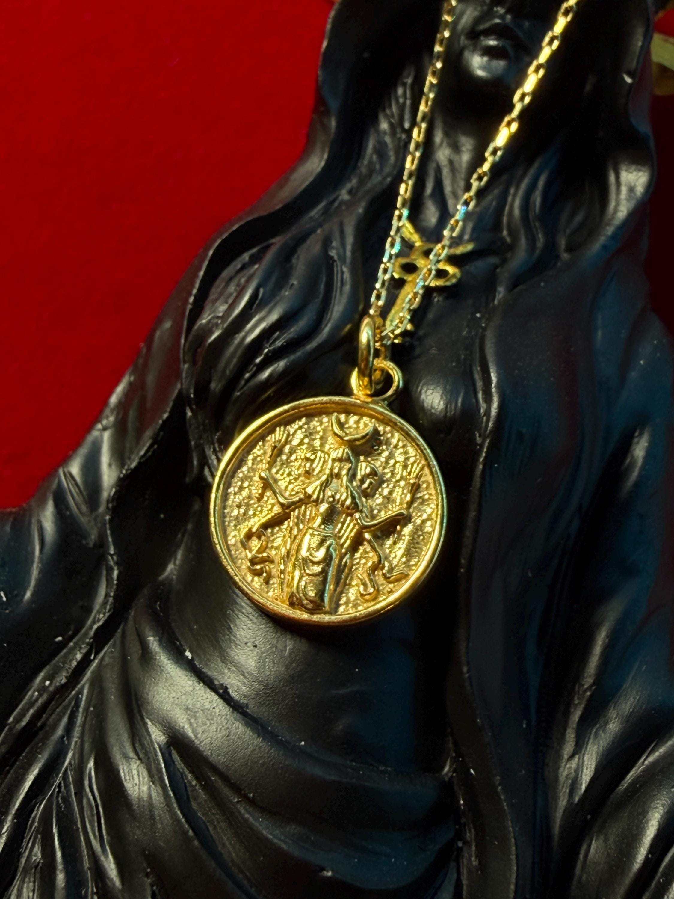 HECATE Triple Goddess Sterling Silver 925K Handcrafted Coin Necklace ...