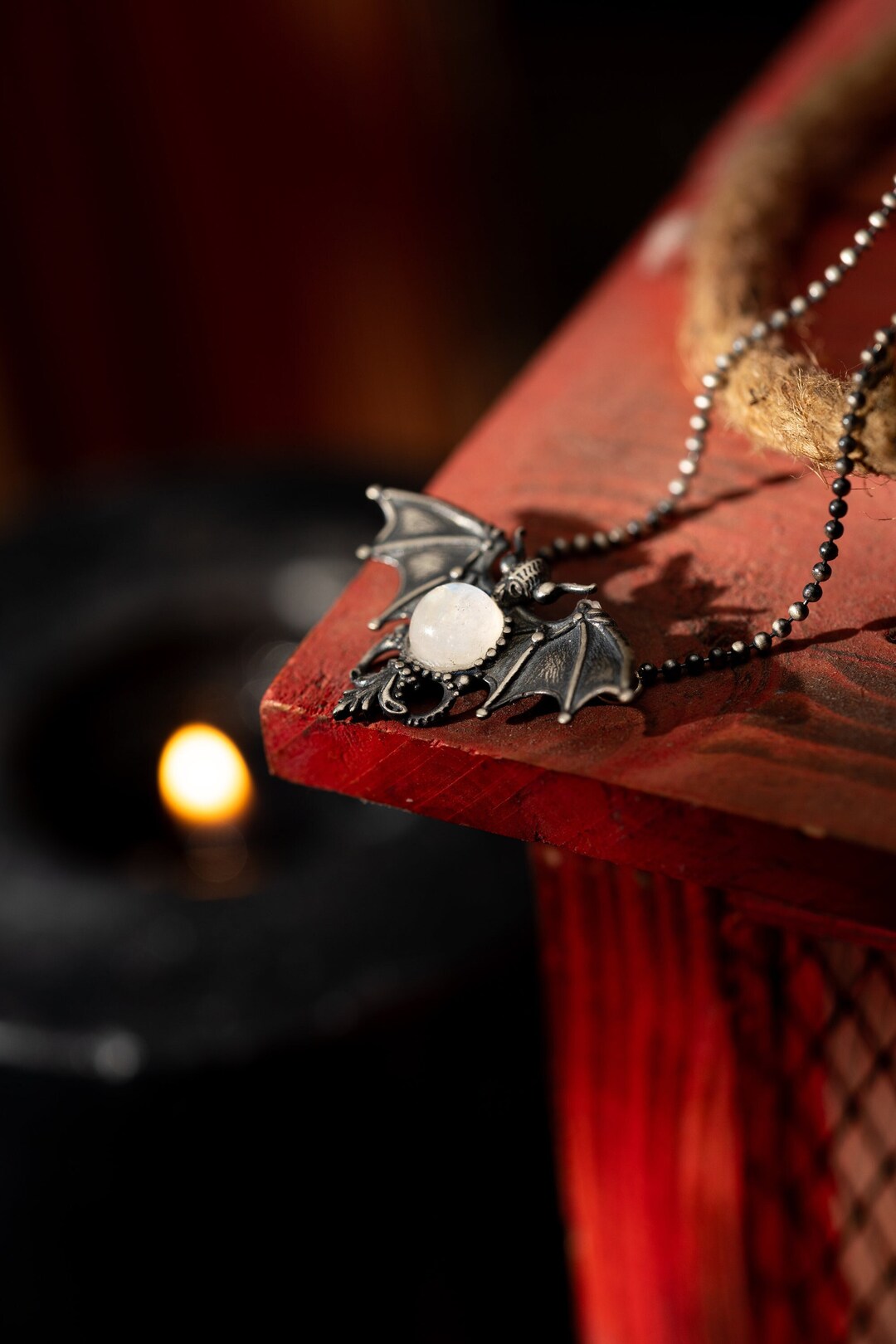 Bewitched by Bats: Gemstone Winged Elegance - Etsy