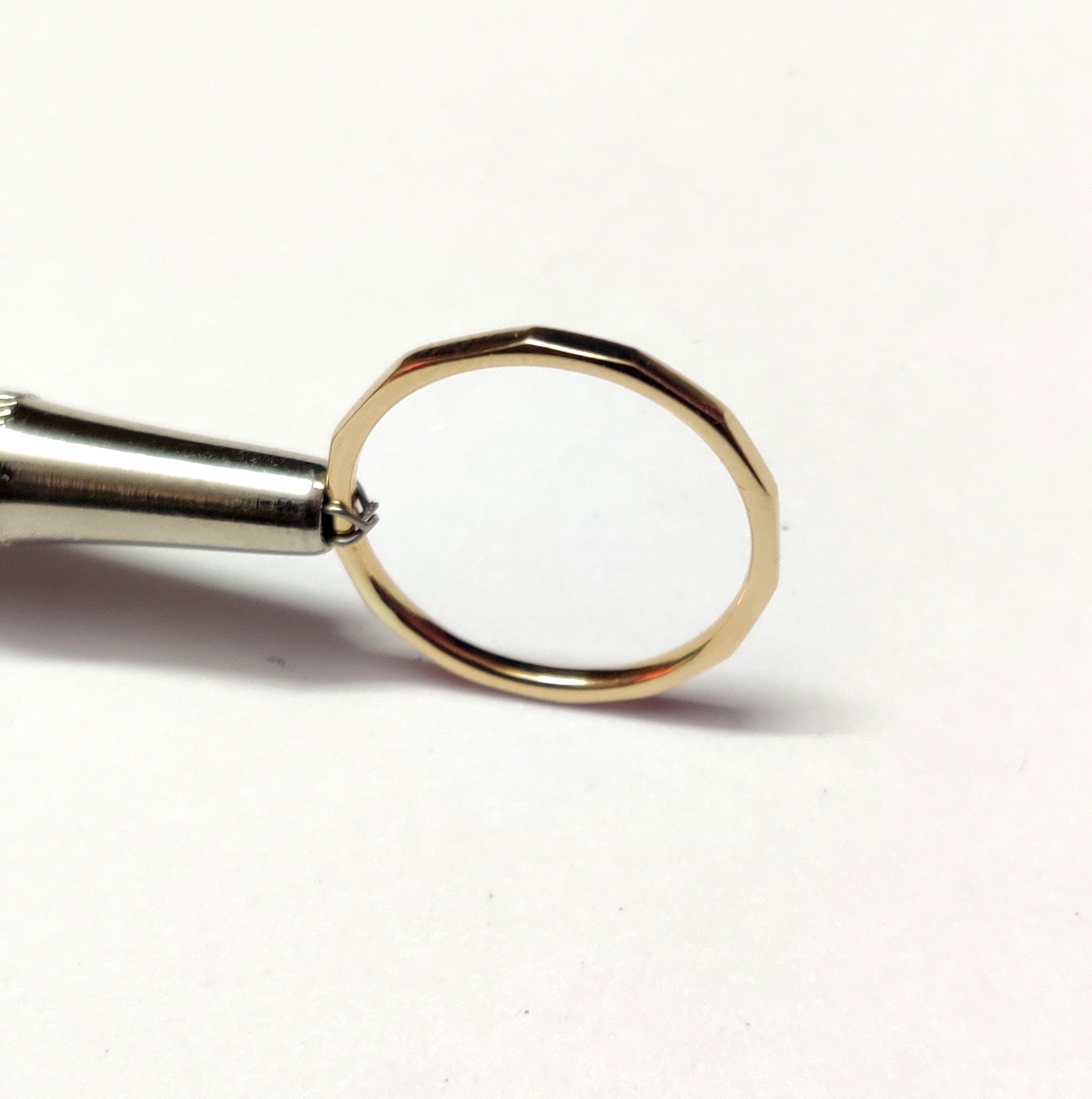 Gold Polygon Stacking Ring 14K Gold Geometric Ring Gold - Etsy