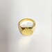 14K Gold Signet Ring 14K Solid Gold Men Signet Ring 14K Women - Etsy