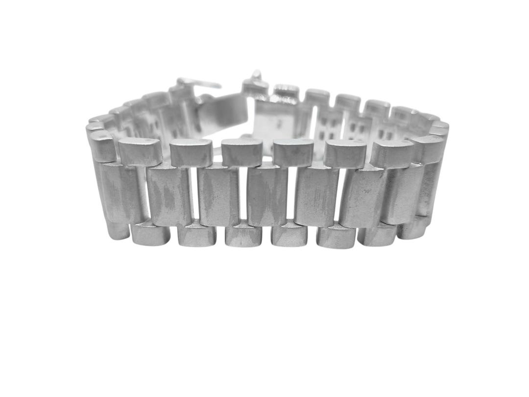 925 Sterling Silver Watch Band Bracelet for Men - Etsy