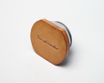 Leather Lens Cap - Etsy