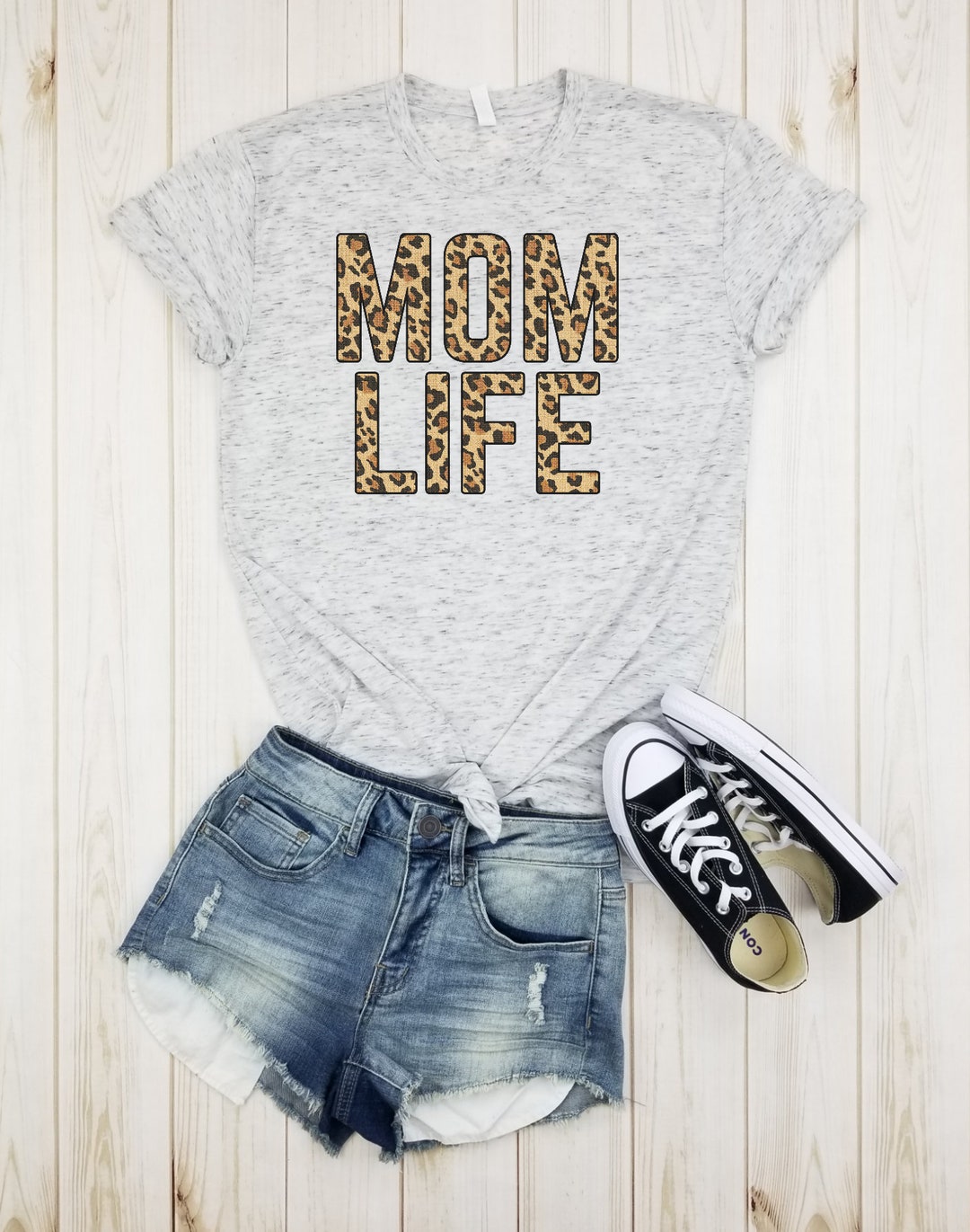 Mom Life Leopard - Shirt, Momlife Shirts, Leopard Shirts, Mom Life ...