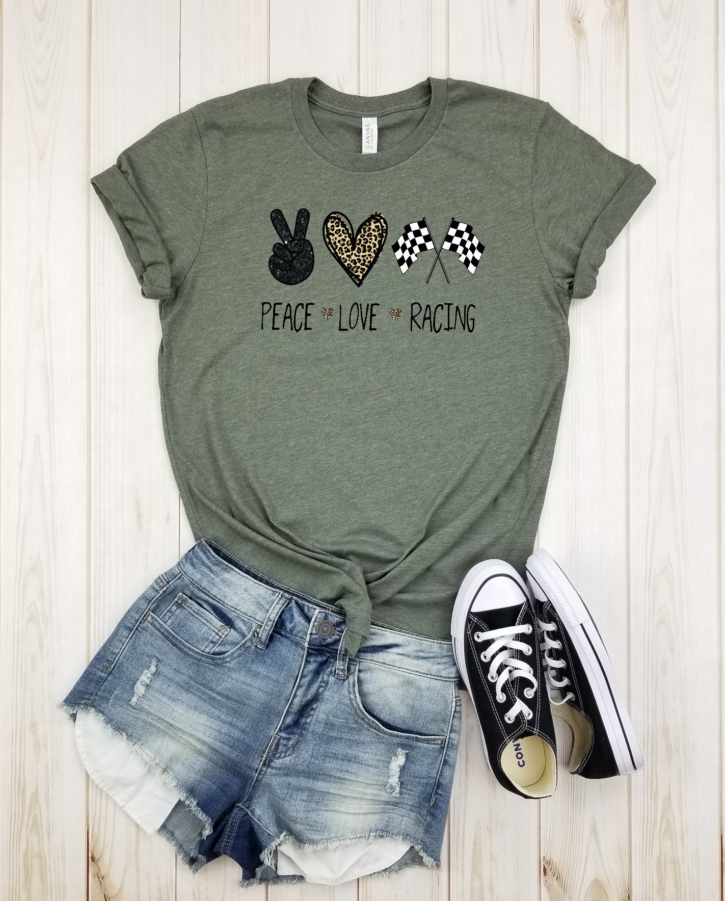 Peace Love Racing Shirt Race Track Shirt Racing Shirt | Etsy