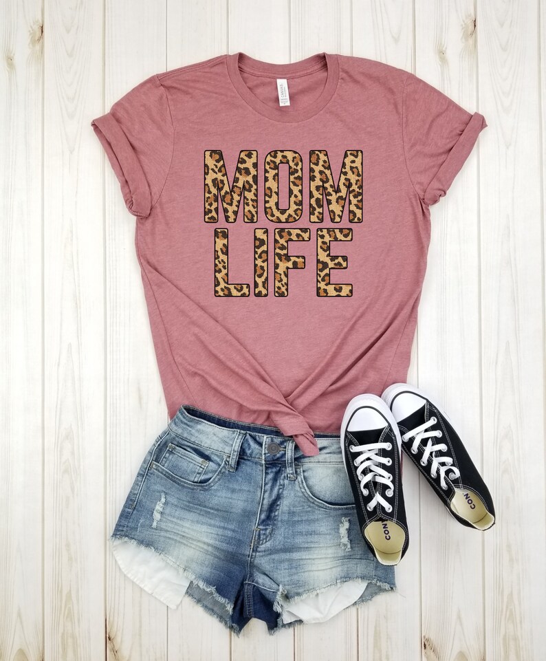 Mom Life Leopard Shirt Momlife Shirts Leopard Shirts Mom - Etsy