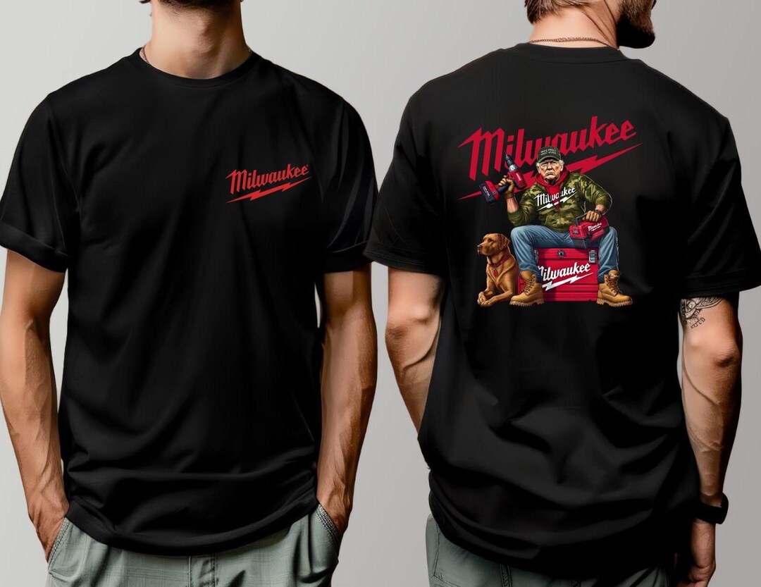 Trump Milwaukee Front / Back - Trump Camo Shirt, Trump Won Shirt ...