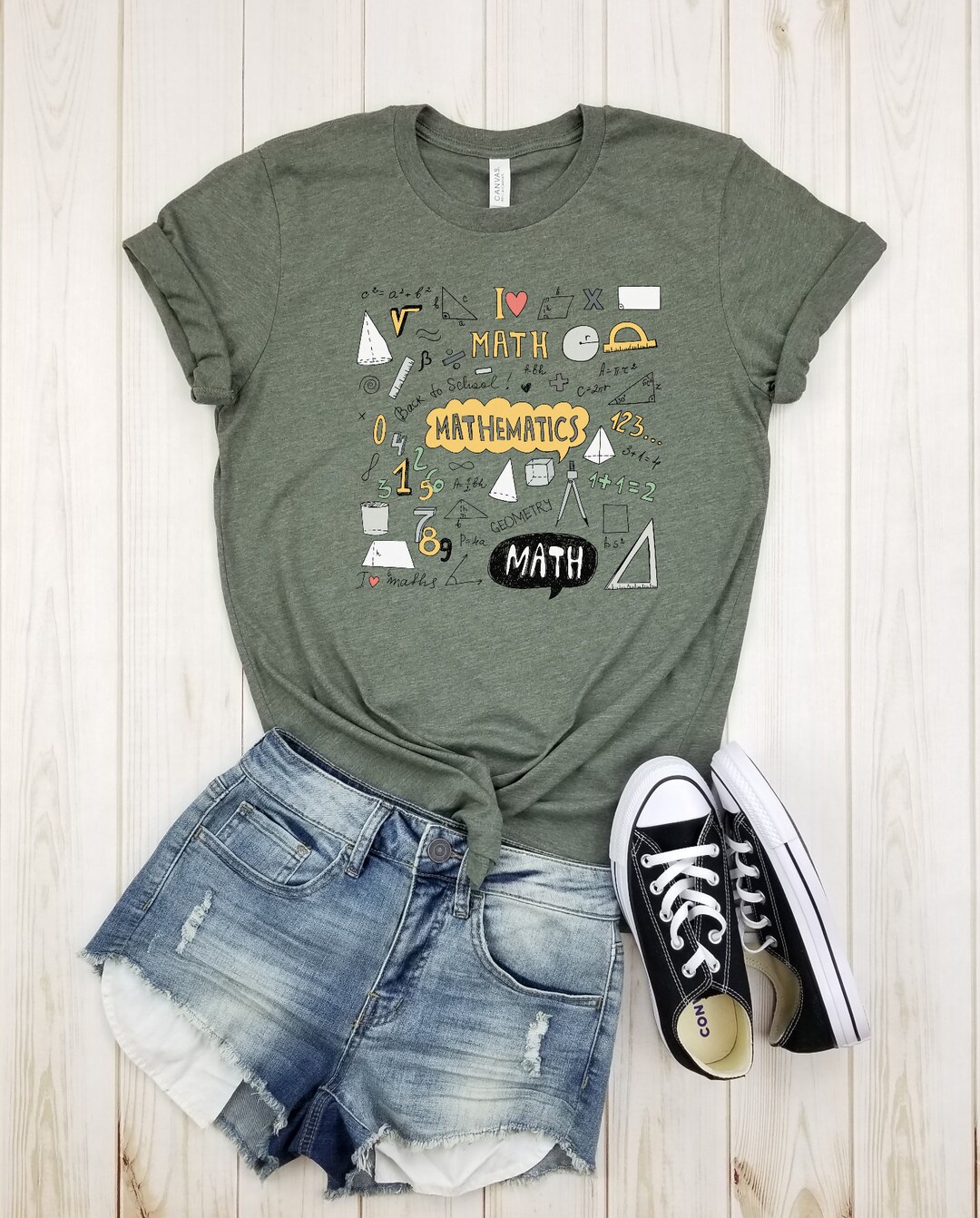 Mathematics Doodle - Shirt, Math Shirt, Math Lover Shirt, Teacher ...