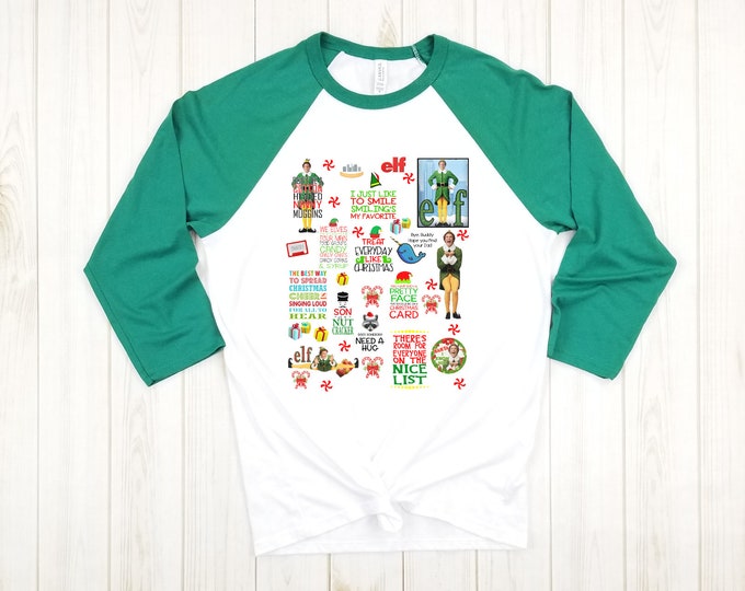 Buddy the Elf Shirts, Elf Movie Quote, Cotton Headed, Christmas Shirts ...