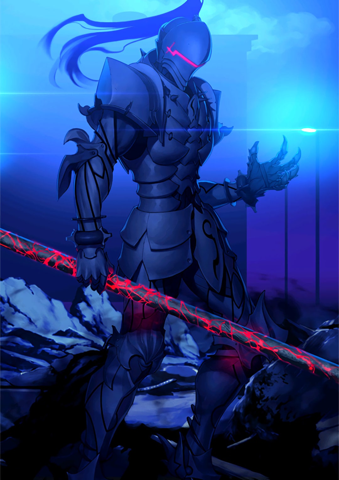 Fate Berserker Lancelot Eva Pepakura Etsy Uk