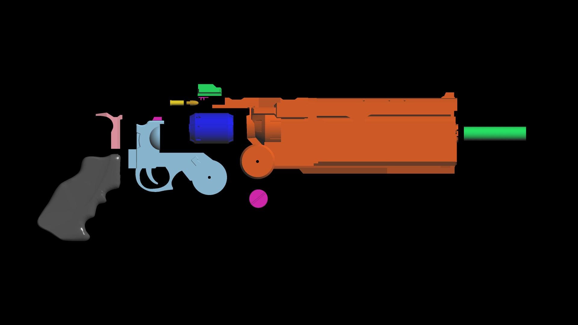 Trigun Stampede vash the Stampede GUN 3D Print File STL - Etsy Australia