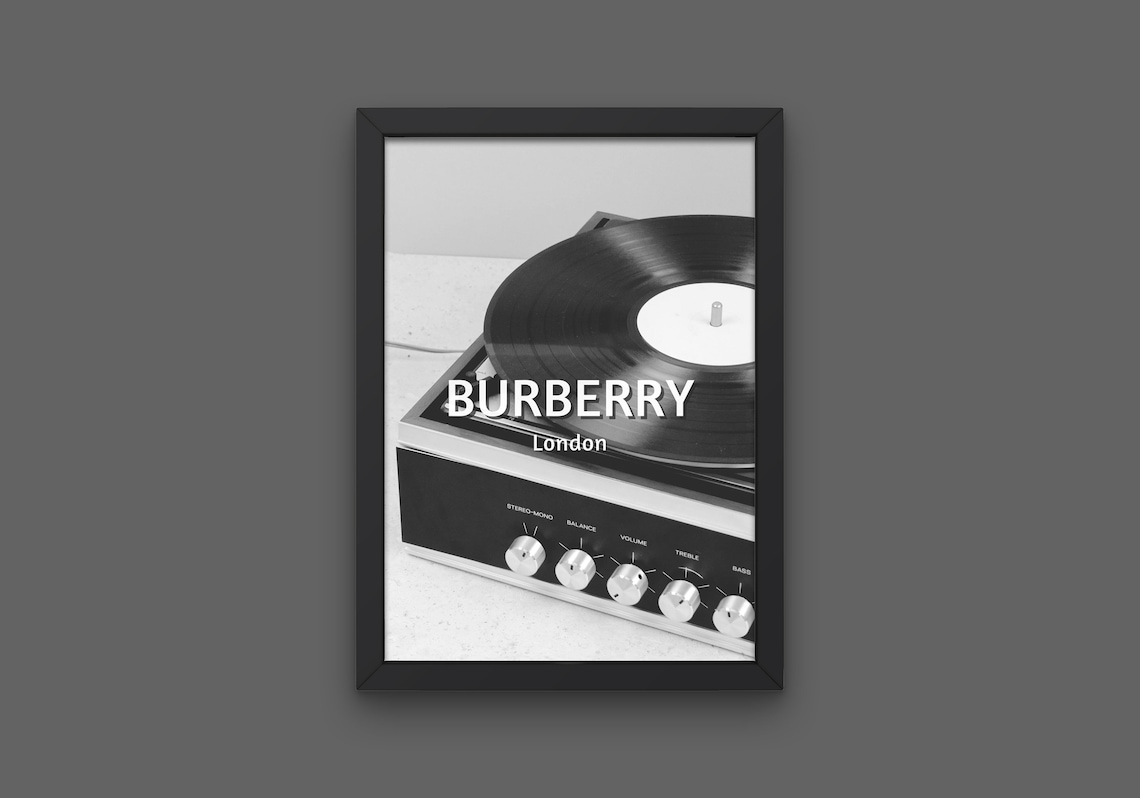 Vintage Turntable Poster Printable Luxury Fashion Wall Art - Etsy