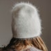 Fluffy Mohair Hat and Snood Mohair Set Angora Hat Angora Snood Longhair ...