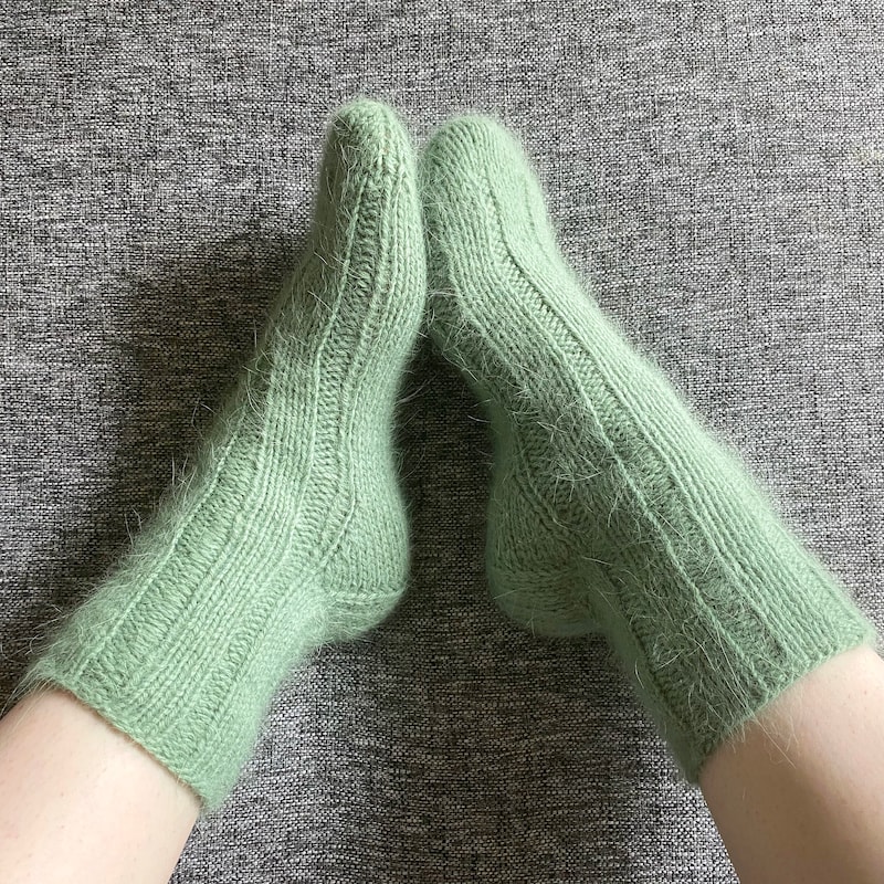 Angora Sock - Etsy
