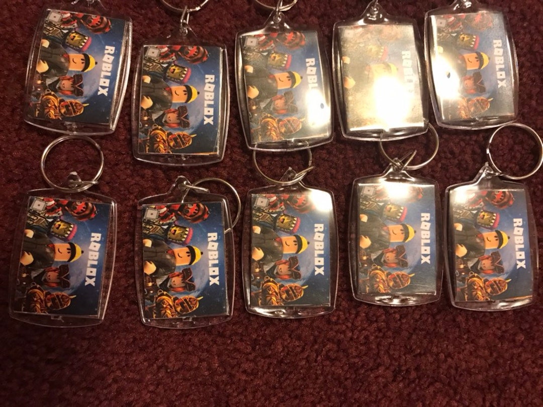 Roblox Keychain Party Favor Set of Qty 10 - Etsy