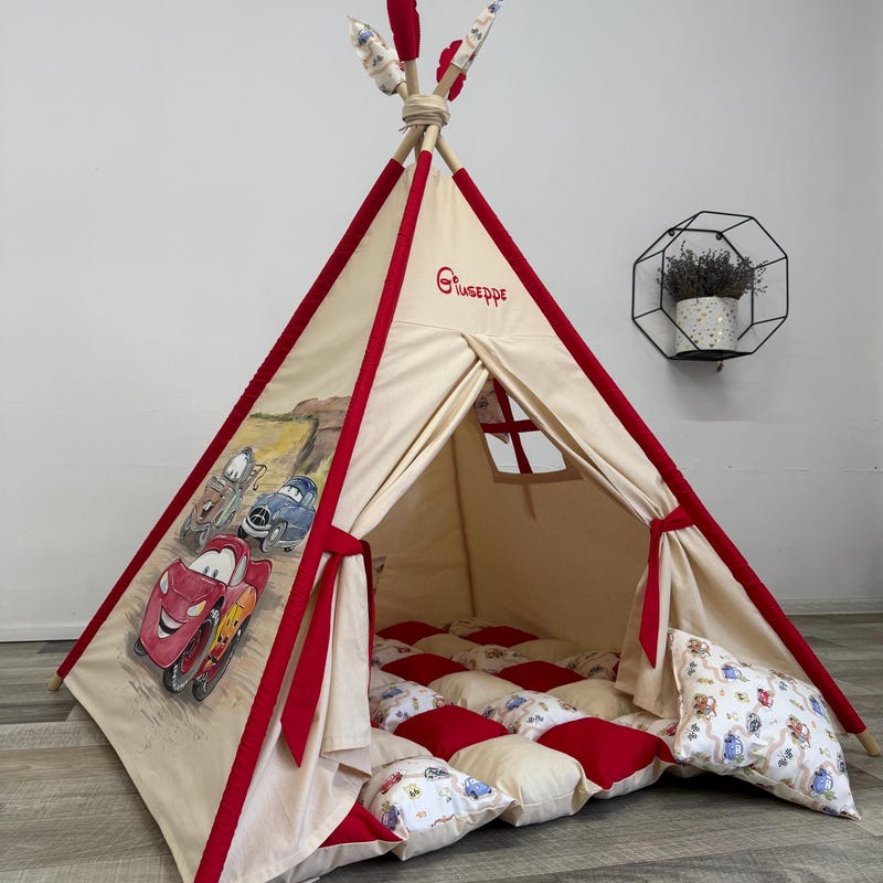 Kids Wall Teepee Tent - Etsy
