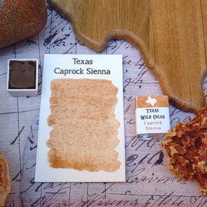 Texas Caprock Sienna Watercolor - Etsy