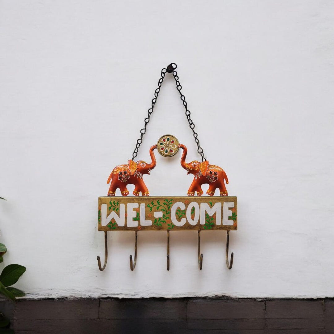 Handmade Metal Welcome Sign Board for Décor, Entrance Welcome Board for ...