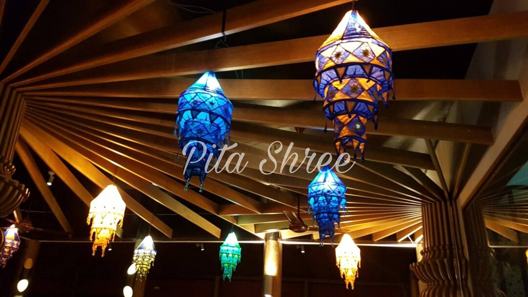 Decorative Lanterns Ethnic Ceiling Chandelier Home Decor Lampshades ...