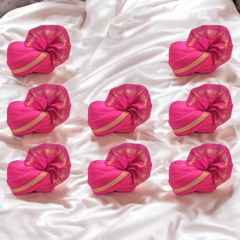 Indian Pink Turban - Etsy